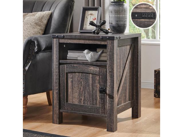 Click here for OKD Farmhouse End Table with Charging Station  18... prices