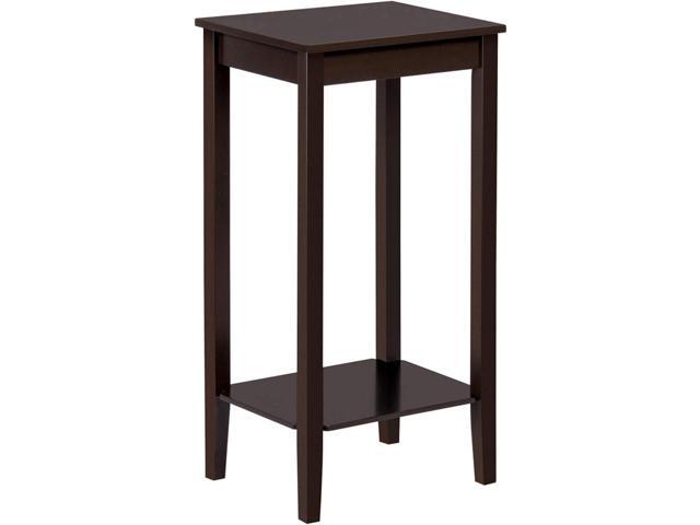Click here for Topeakmart 2-Tier Tall End Table with Storage Shel... prices