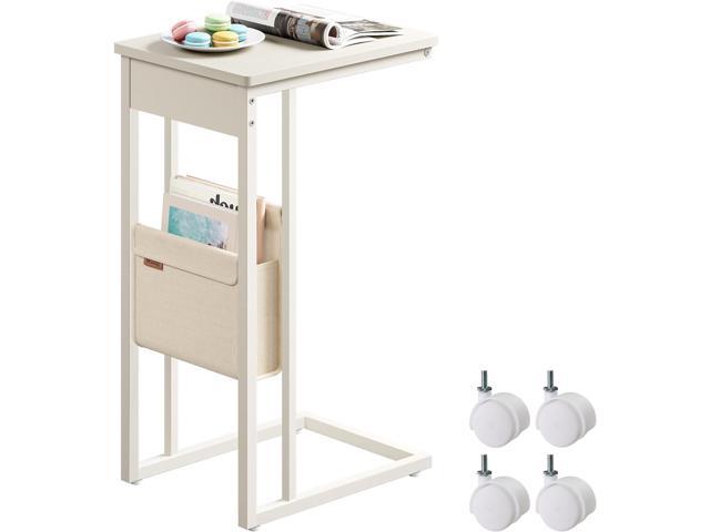 Click here for VASAGLE C-Shaped Side Table  End Table with Wheels... prices