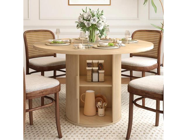 Click here for 47 inch Round Dining Table for 4  Kitchen Table Di... prices