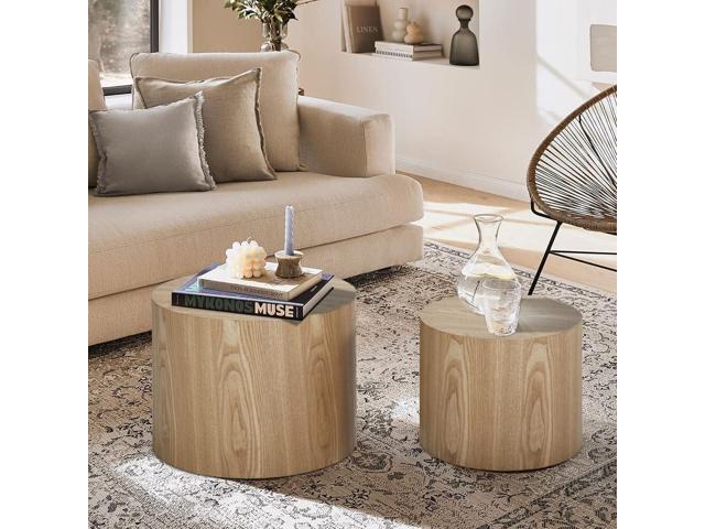 Click here for WILLIAMSPACE Nesting Coffee Table Set of 2  Round... prices