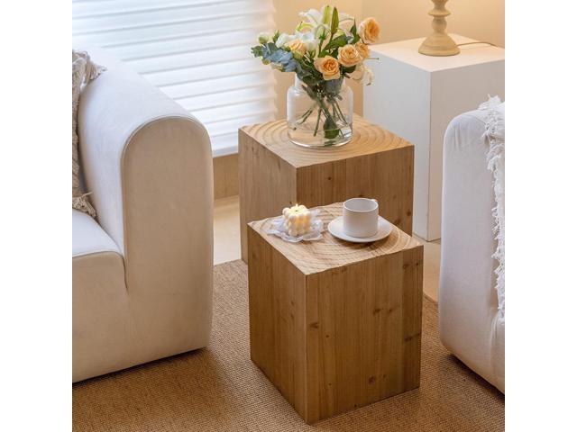 Click here for Tree Stump End Table Set of 2  Multiple Styling La... prices