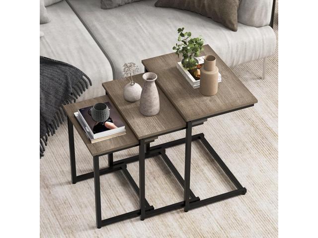Click here for Giantex Nesting Coffee Table Set of 3  Stackable S... prices