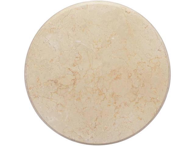 Click here for vidaXL Marble Table Top - Round Cream Colored Repl... prices