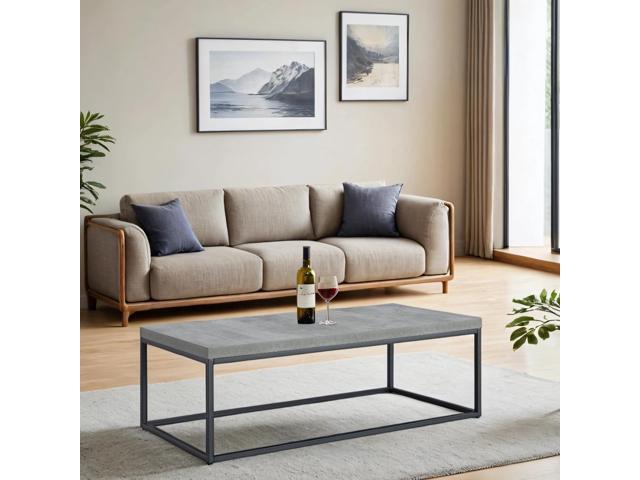 Click here for CENSI Concrete Coffee Table for Living Room  47-In... prices