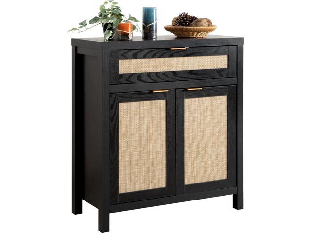 Click here for SICOTAS Sideboard Buffet Storage Cabinet  Rattan A... prices