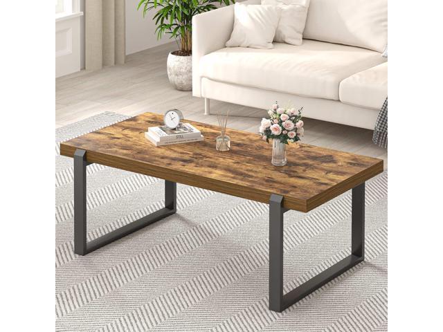 Click here for EXCEFUR Modern Coffee Table  Industrial Wood and M... prices