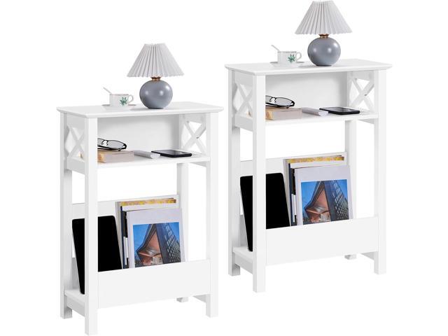 Click here for Yaheetech 3 Tier Slim End Table Set of 2  Narrow S... prices