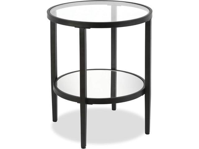 Click here for Henn & Hart 20 Wide Round Side Table with Mirror S... prices