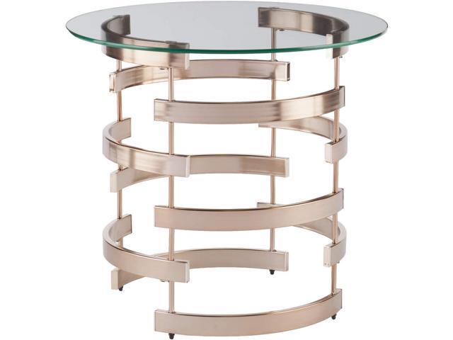 Click here for SEI Furniture Belmar Contemporary Round Glass Top... prices