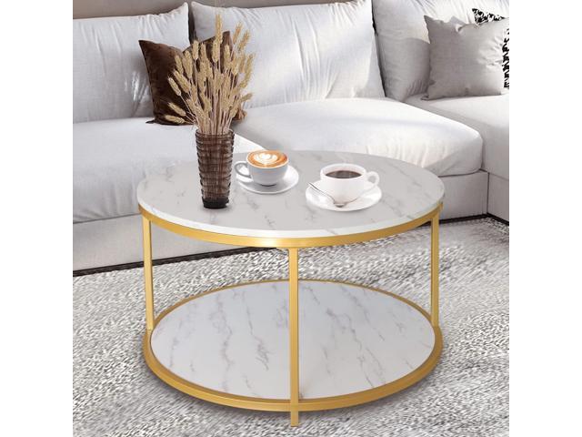 Click here for AT-VALY 31.5 inch Round Coffee Table with Storage... prices