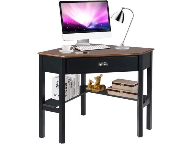 Click here for Tangkula Corner Desk  Corner Computer Desk with Dr... prices