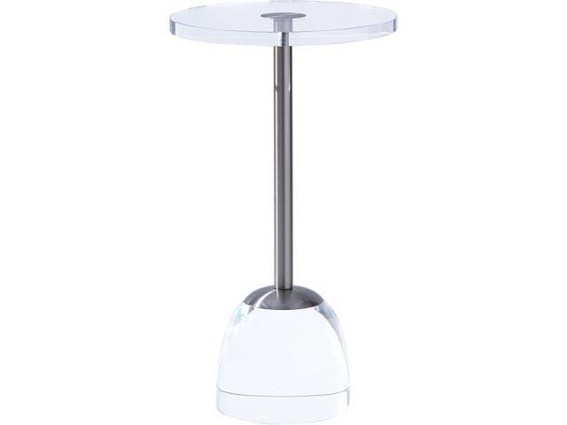 Click here for Clear Acrylic End Table Side Table for Office Silv... prices