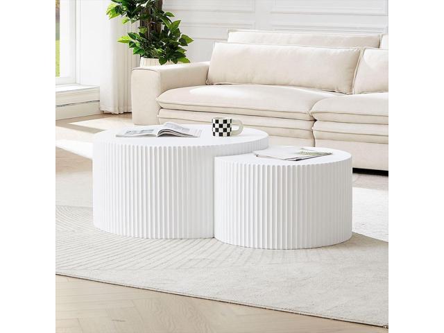 Click here for Coffee Table Set of 2 Modern  Living Room Nesting... prices