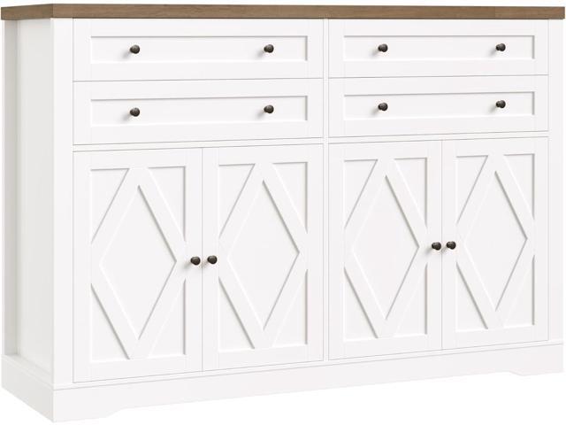 Click here for HOSTACK 55 Coffee Bar Cabinet with 4 Large Drawers... prices