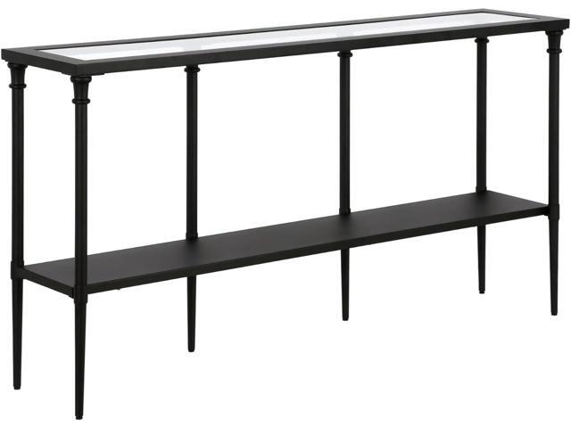 Click here for Nellie 55 Wide Rectangular Console Table with Meta... prices
