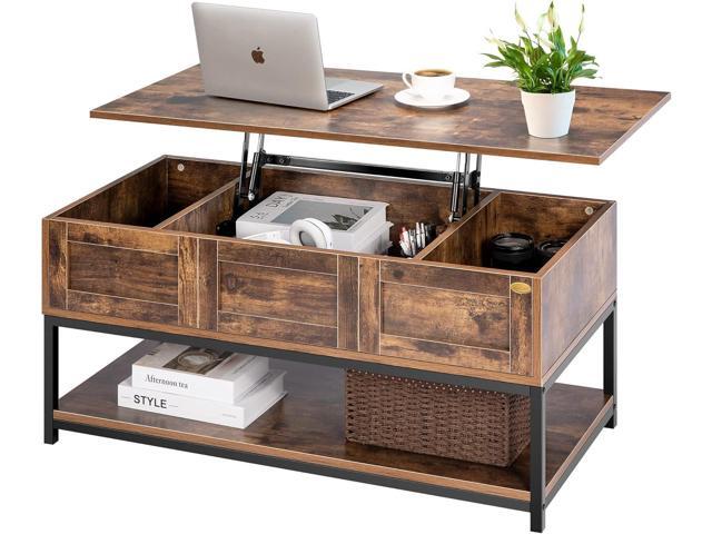 Click here for VIVOHOME Lift Top Coffee Table with Steel Frame  D... prices