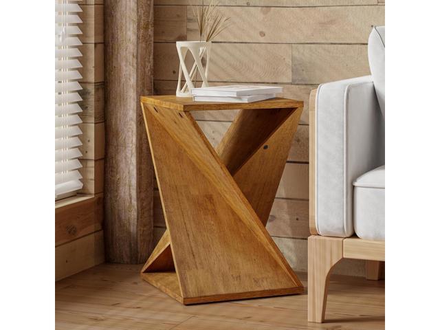 Click here for Farmhouse End Table Square Solid Wood Pedestal Sid... prices