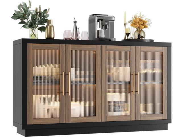Click here for FOTOSOK Buffet Cabinet with Storage  55.1 Large Si... prices
