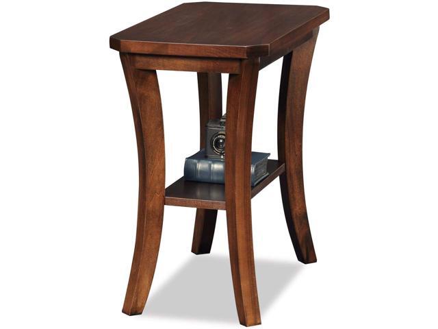 Click here for Leick Home Boa End Table  Solid Wood  Narrow  Bott... prices