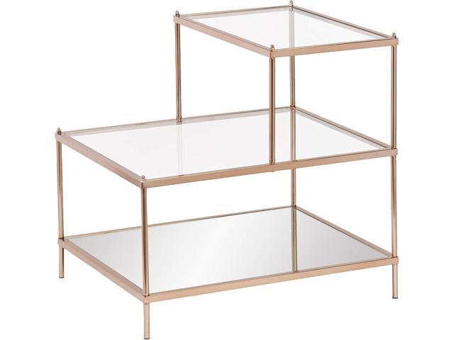 Click here for SEI Furniture Knox Mirrored 3-Tier Stair Step Acce... prices