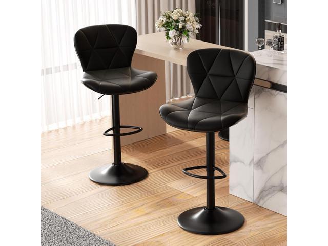 Click here for Modern Bar Stools Set of 2  Adjustable Faux Leathe... prices