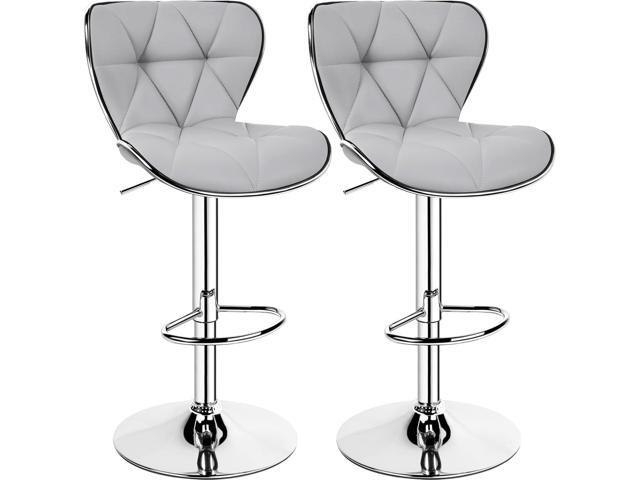 Click here for Yaheetech Bar Stools Set of 2  PU Leather Swivel A... prices