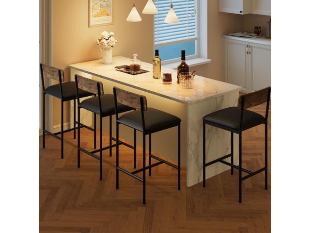 Click here for IDEALHOUSE Bar Stools Set of 4  Kitchen Bar Stools... prices