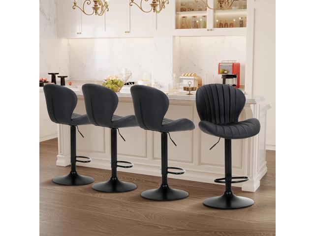 Click here for COLAMY Bar Stools Set of 4  Modern Swivel Bar Chai... prices