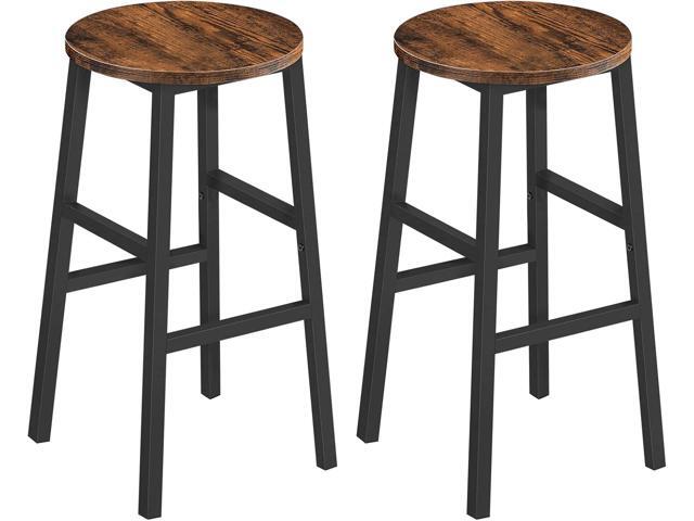Click here for Bar Stools  Set of 2 Round Bar Chairs with Footres... prices