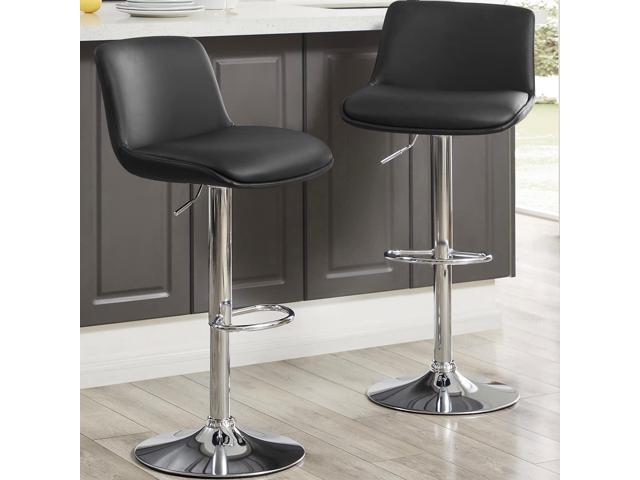 Click here for MINCETA Bar Stools Modern Upholstered Swivel Stool... prices