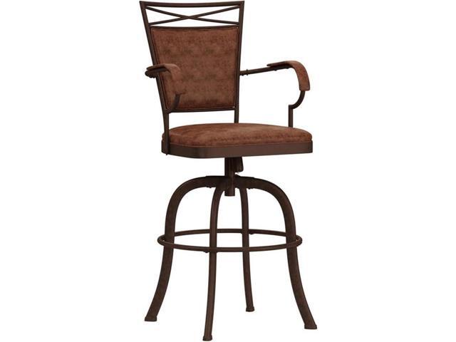 Click here for Hillsdale Bridgetown Swivel Tilt Barstool  Aged Br... prices