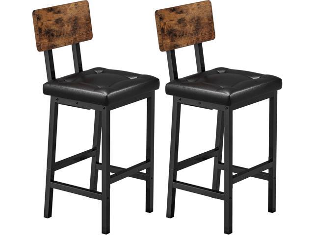 Click here for IRONCK Bar Stools Set of 2  16.5in Square PU Uphol... prices