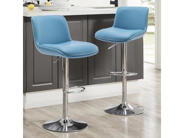 Click here for MINCETA Bar Stools Modern Upholstered Swivel Stool... prices