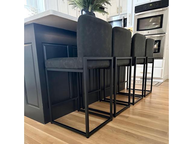 Click here for PHI VILLA Bar Stools Set of 4 - Counter Height Bar... prices