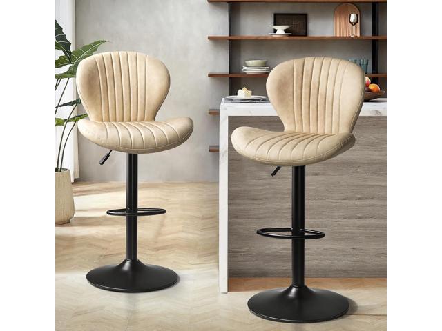 Click here for PUKAMI Bar Stools Set of 2 Adjustable Swivel Count... prices