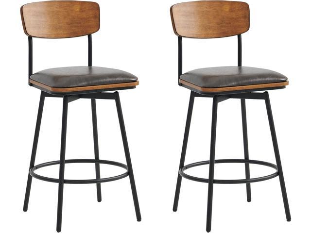 Click here for CHITA Swivel Counter Height Bar Stools with Back... prices