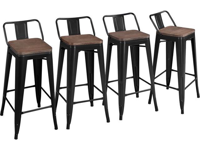 Click here for Yaheetech 30 Metal Barstools Set of 4 Bar Height B... prices