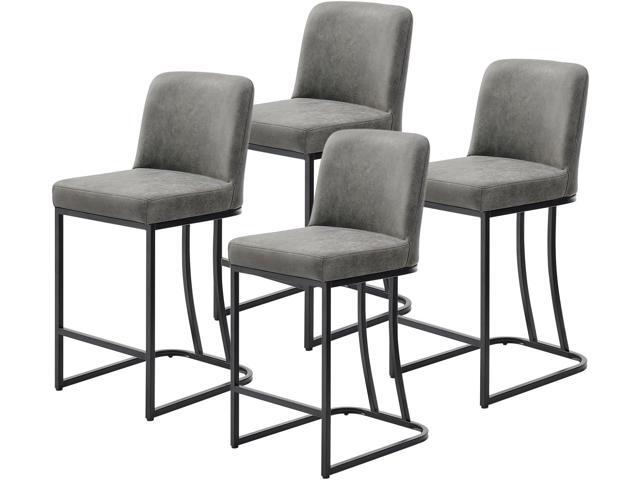 Click here for Leather Bar Stools Set of 4  24 Counter Height Bar... prices