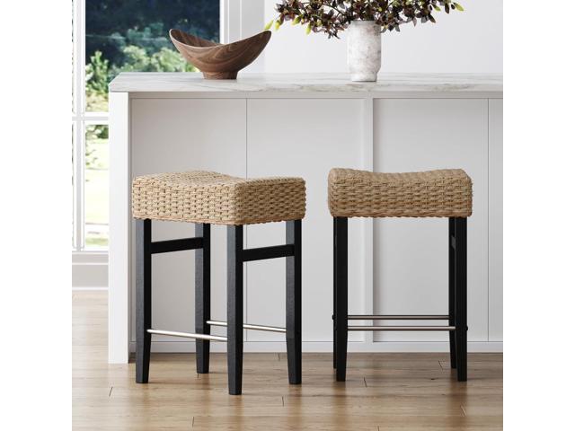 Click here for Nathan James Harvey Rattan Bar Stool  Bohemian Cou... prices