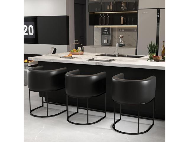 Click here for Black Modern Barrel Counter Height Clearance Bar S... prices