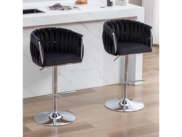 Click here for DUOMAY Modern Swivel Bar Stools Set of 2  Velvet A... prices