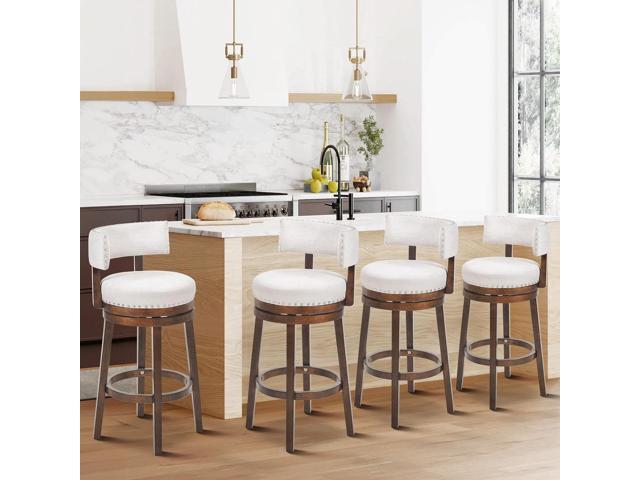Click here for COLAMY Swivel Bar Stools Set of 4  Swivel Counter... prices