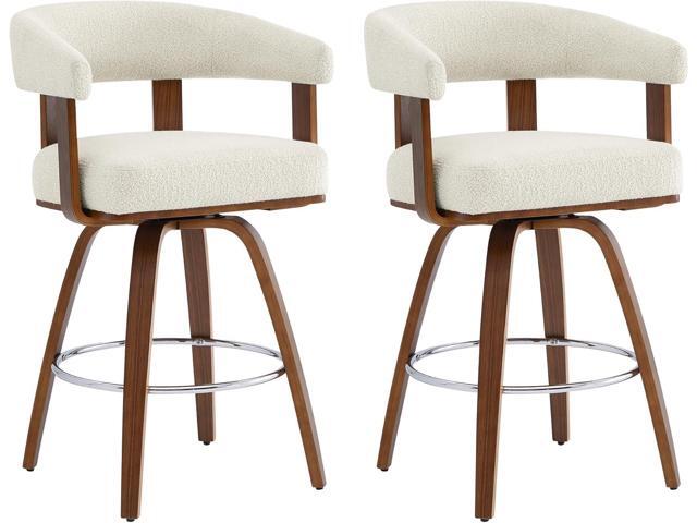 Click here for CHITA Swivel Counter Height Barstools Set of 2  FS... prices