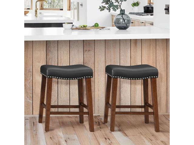 Click here for 24 Backless Bar Stools Set of 2 - Counter Height B... prices