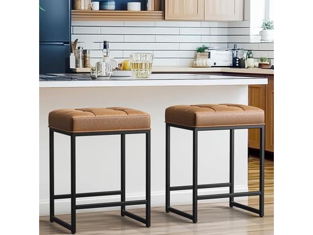Click here for Yaheetech Bar Stools Set of 2  24 Inch Counter Hei... prices