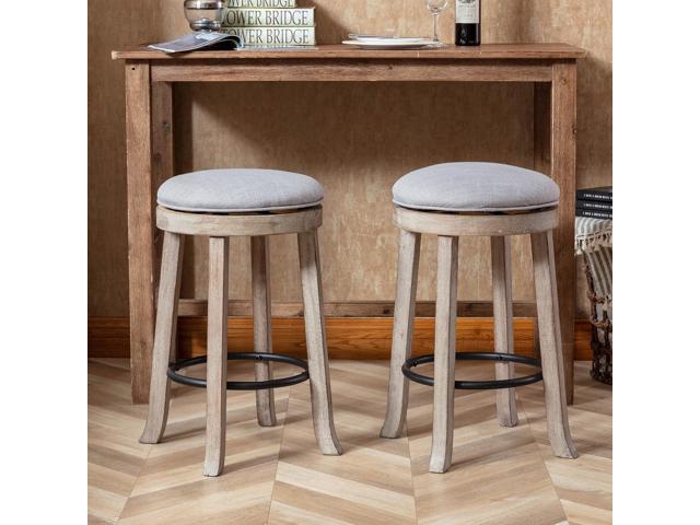 Click here for DUOMAY French Vintage Swivel Bar Stools Set of 2... prices