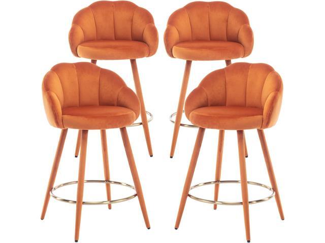 Click here for Velvet Counter Stools Set of 4 Modern 25.5 Counter... prices