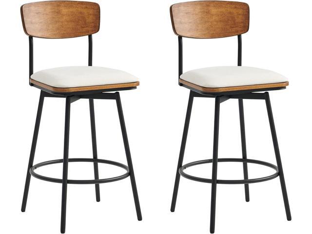 Click here for CHITA Swivel Counter Height Bar Stools with Back... prices