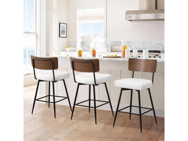 Click here for Counter Height Swivel Bar Stools Set of 3  Upholst... prices